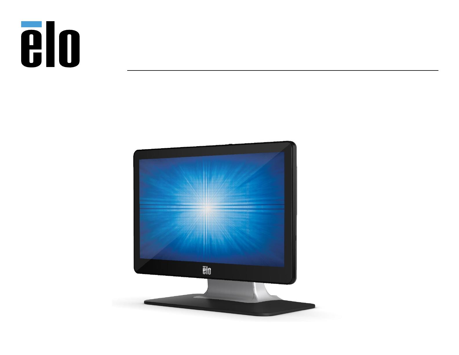 Elo 1502L 15" Touchscreen Monitor ユーザーガイド