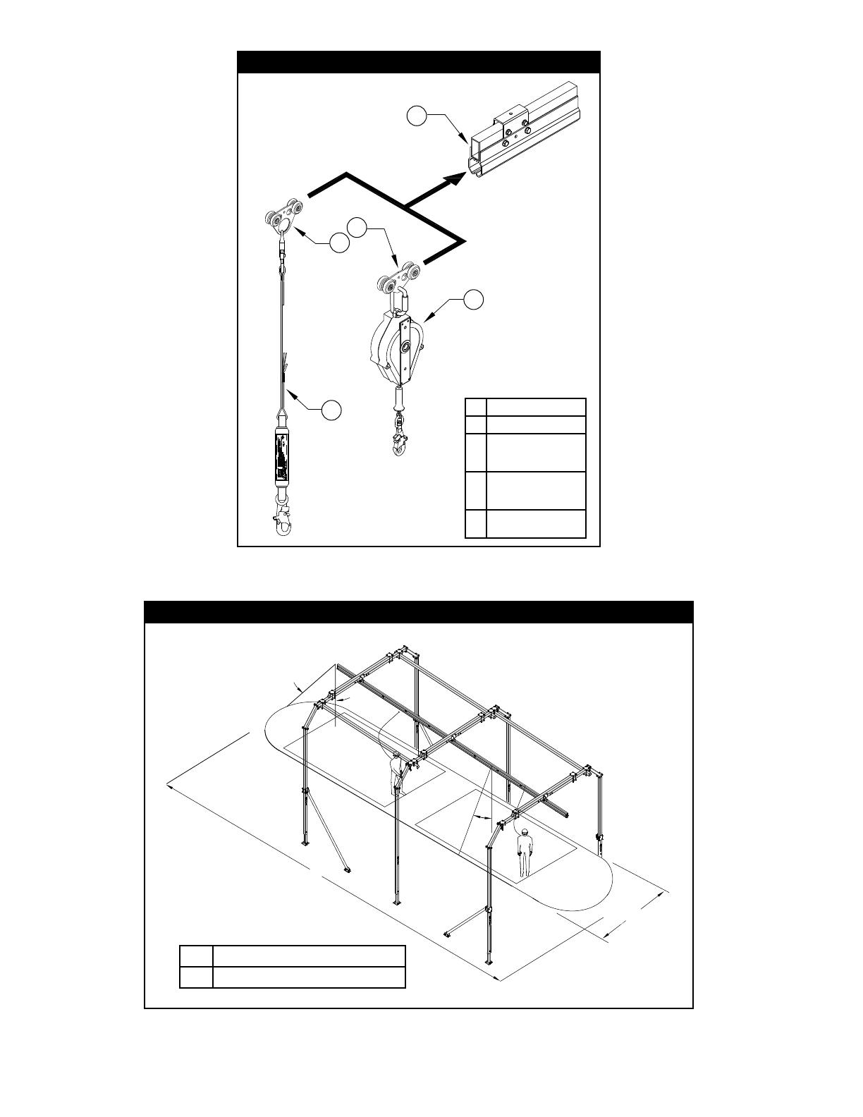 DBI-SALA DBI-SALA® FlexiGuard™ Adjustable Height Box Frame System ...
