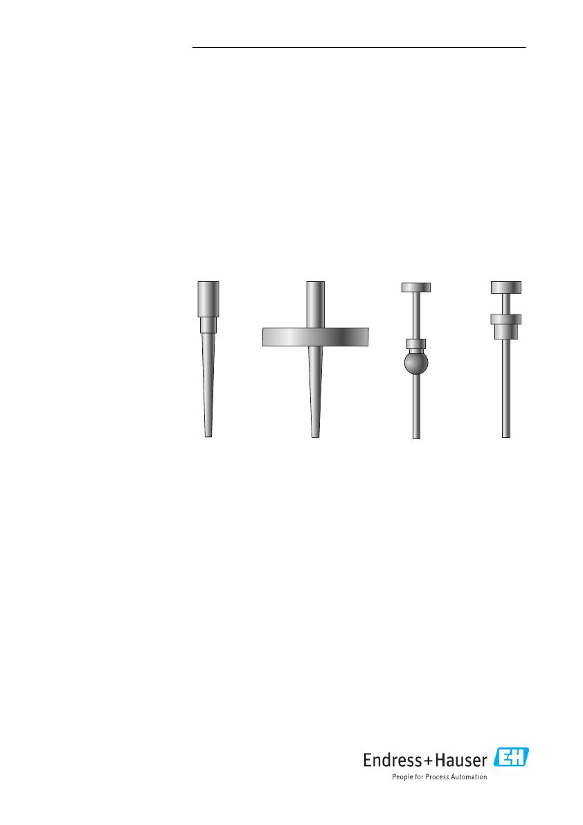Endres+Hauser Thermowells for thermometers 取扱説明書
