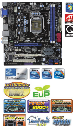 ASROCK H55M データシート